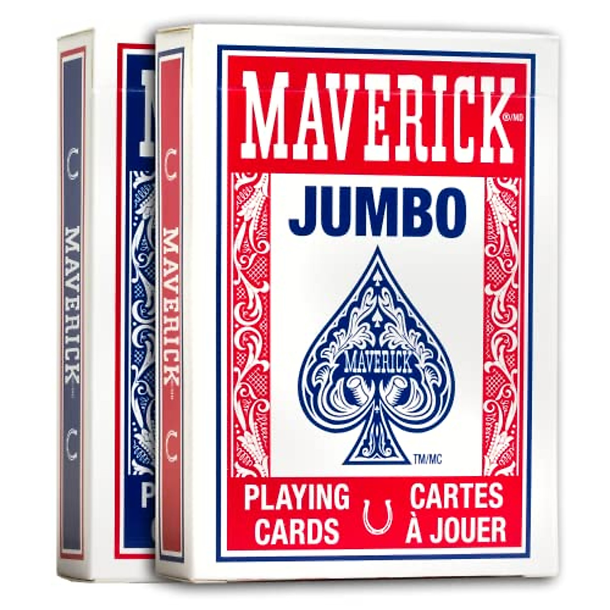 Maverick Jumbo 12 Pack Playing Cards , Blue