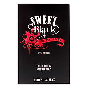 New Brand Sweet Black EDP Spray Women 3.3 oz