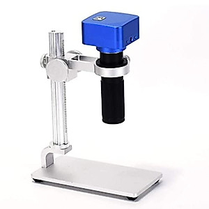 WSJIE Aluminum Alloy Stand USB Microscope Stand Holder Bracket Mini Foothold Table Frame for Microscope Repair Soldering (Color : A, Size : See Figure)