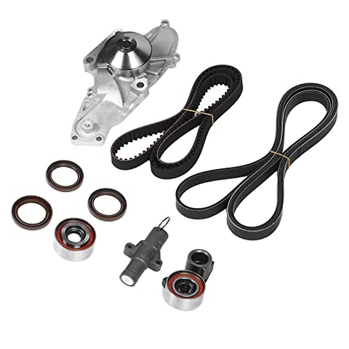 Timing Belt Water Pump Kit, Precise Low Noise Safe Strong Strength 19200 RDV J01 Stable Connection for Acura