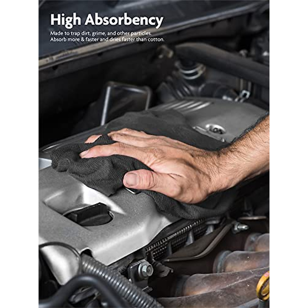 Fantasticlean Microfiber Cleaning Cloth Roll -75 Pack, Tear Away Towels, 12" x 12", Reusable Washable Rags (DimGray)