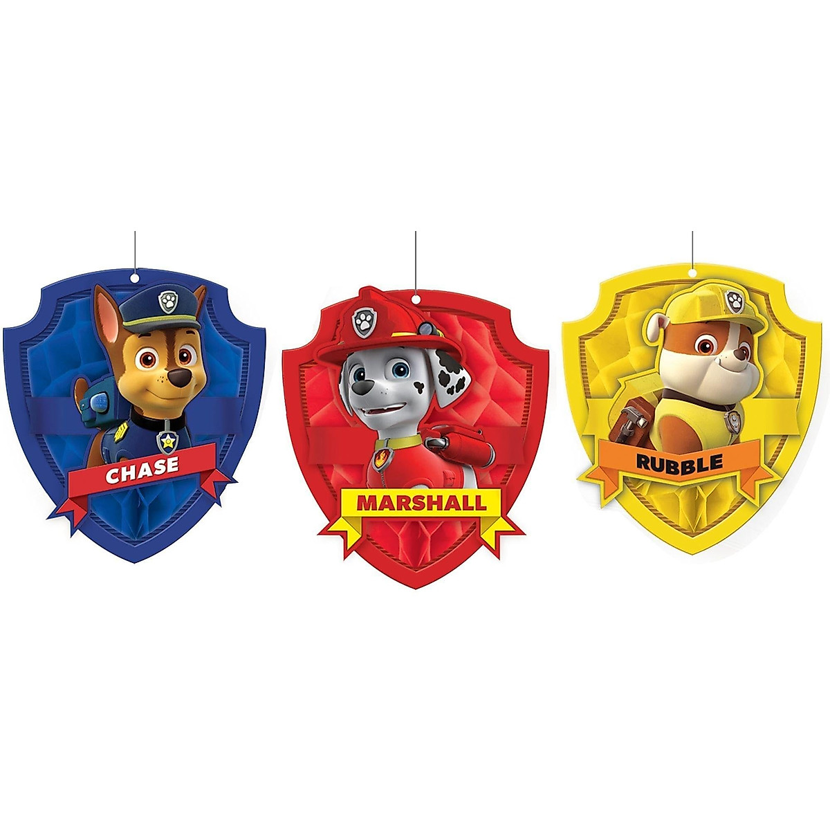 Amscan Happy Birthday Paw Patrol Banner, Scene Setter Wall Decorations with 12 Photo Props