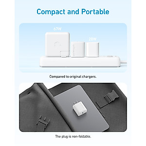 Anker 20W USB C Fast Wall Charger Block for iPhone 15/15 Plus / 15 Pro / 15 Pro Max/iPad Pro/AirPods Pro 2 and More (5 ft Cable Included)