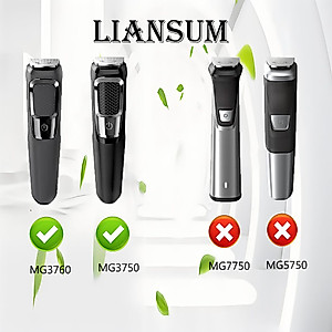 8V 100ma Replacement Compatible with Philips HQ840 Power Cord, Shaver Charger for Philips Norelco Multigroom Trimmer 3000 MG3750 MG3750/10 MG3750/50 MG3750/60 MG3760 MG3760/50 Clipper Supply Cable