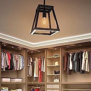 Feit Electric Vintage Exposed Filament Amber Glass LED ST19 with a Medium E26 Base Light Bulb - 60W Equivalent - 10 Year Life - 400 Lumen - 2100K Soft White - Dimmable | Original Vintage