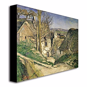 The House of the Hanged Man by Paul Cezanne, 18x24-Inch Canvas Wall Art