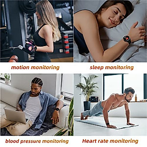 Smart Watch with Earbuds, 2 in-1 Smart Watch for iPhone Compatible, Blood Pressure Watch Pro for Men, IP X7 Waterproof Fitness Tracker MP3,Voice Recorder, Heart Rate Sleep Monitor, Long Time Standby