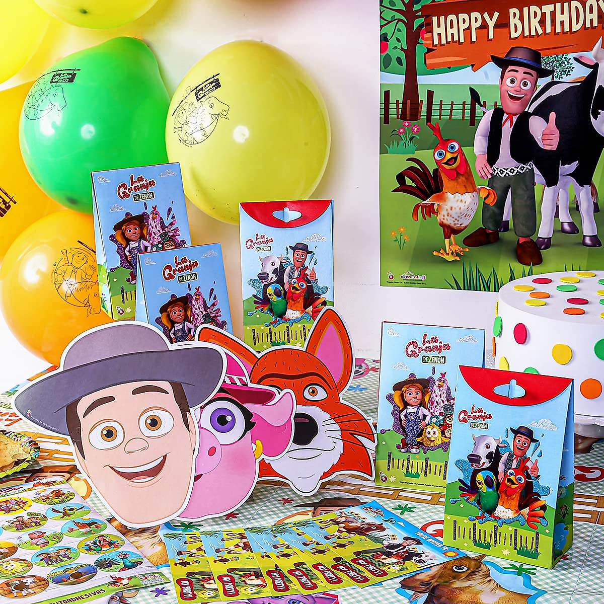 LA GRANJA DE ZENON Supply Birthday | Party Decorations Set serves 20 for Creating Theme Party
