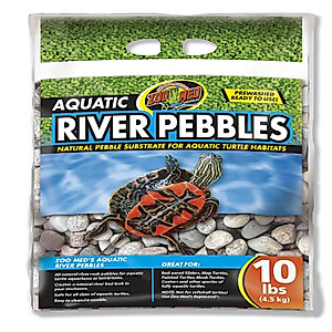 Zoo Med Aquatic River Pebbles for Turtle, 10 lbs.