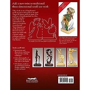128 Compound Scroll Saw Patterns: Original "2-in-1" Designs for 3D Animals and People (Fox Chapel Publishing) Create 2 Different Images in 1 Piece: Front & Back Show 1 Image; Left & Right Show Another