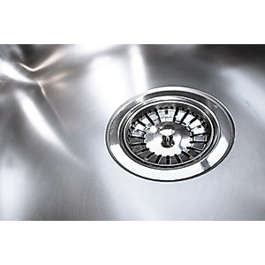 Houzer MS-2309-1 Medallion Classic Series Undermount Stainless Steel Single Bowl Kitchen Sink