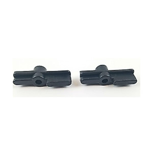 F100052035 x2 Pop Up Camper Black Turn Knobs for Door and Stove - 2 Pack F100052035 x2