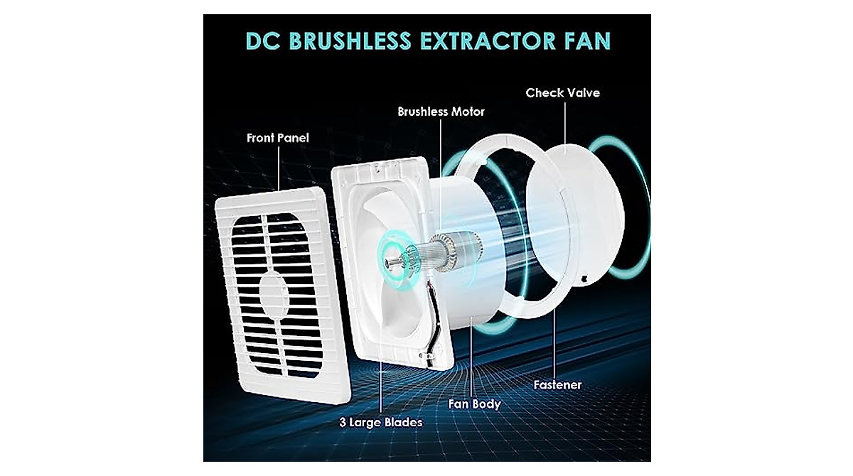 Solar Powered 8" Exhaust Fan for Sheds & Greenhouses