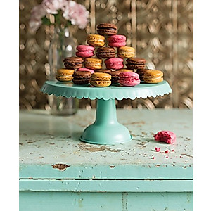Now Designs Tin Cake Stand, Aqua