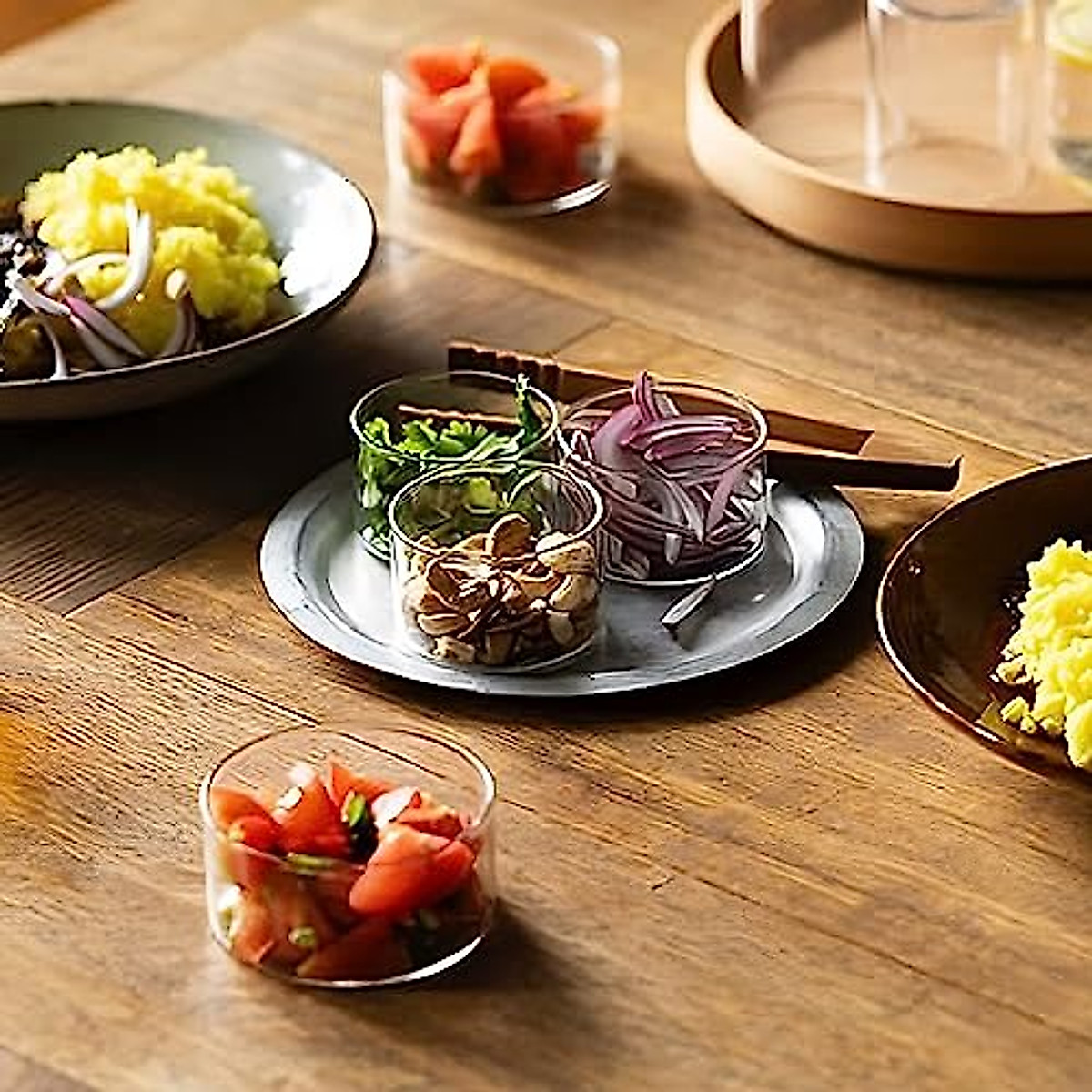 Borosil Small Glass Bowl for Dessert, 3.5 Oz, Set of 6, Mini Ramekins for Baking, Lightweight Borosilicate Glass, Clear Glass Bowls for Serving Dips & Sauce - Oven Safe, Microwave & Dishwasher Safe