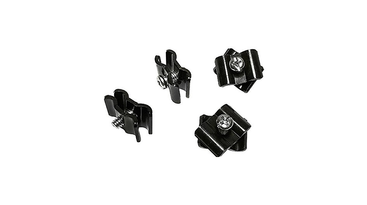 DBM IMPORTS 100 Gloss Black Wire Grid Connectors
