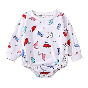 Baby Girl Boy Crewneck Sweatshirts Oversized Tops Sweatshirts High Neck Sweaters Rompers Outfits Toddler Hooded Romper