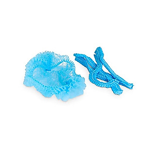 Disposable Bouffant Caps | 24 Inch | Blue | 100 Pack | Head Covers | Hair Nets