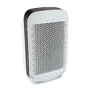 Hunter HP700 Medium Console Air Purifier for Large Rooms Features Pre-Filter, True HEPA Filter, Multiple Fan Speeds, Soft Touch Digital Control Panel, Sleep Mode, Timer, Accent Light