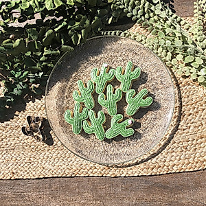 (2 Pack) Cactus Shape Cookie Cutters Stainless Steel Fondant Molds Cutters (2" wide x 2.75" tall) Southwest Party