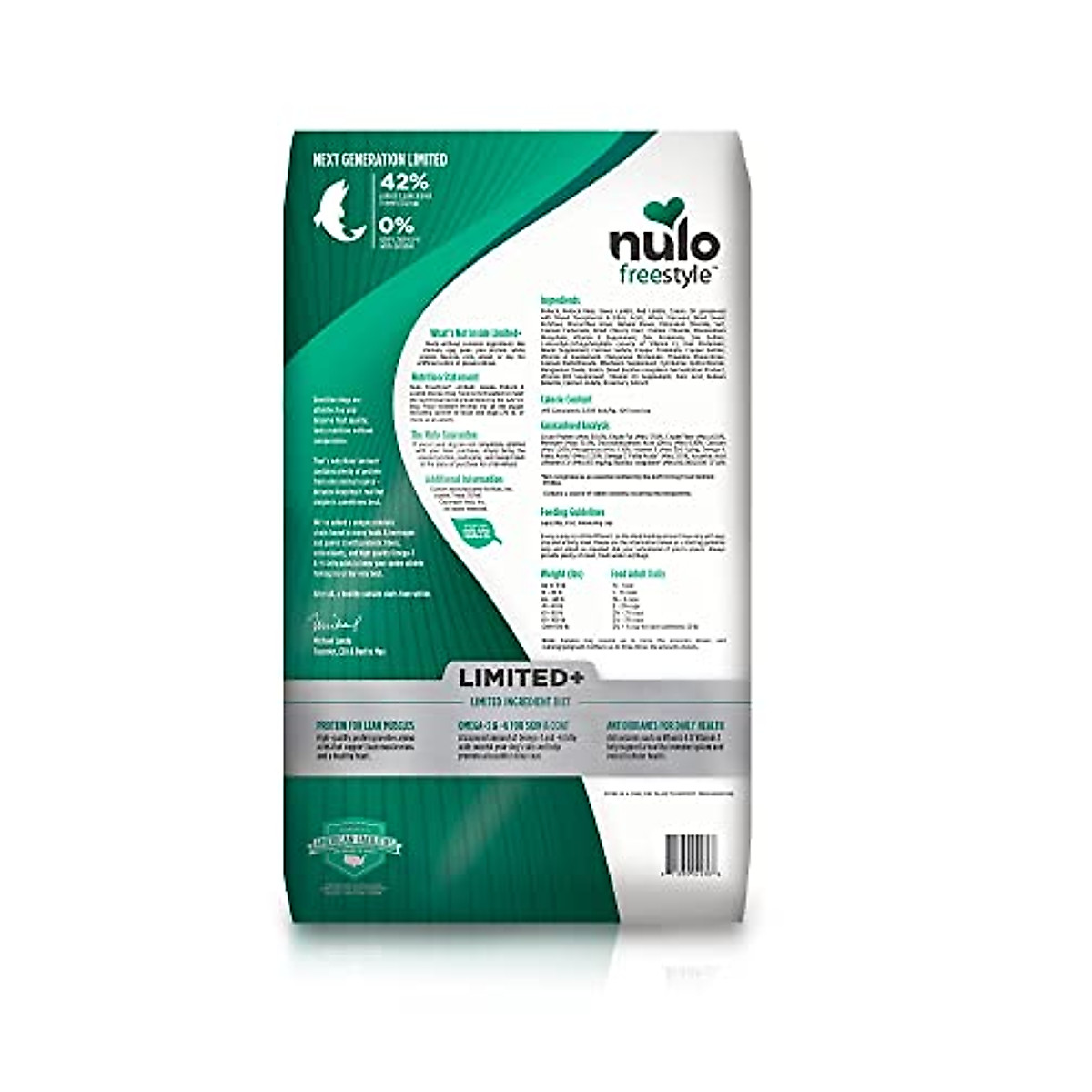 Nulo Freestyle All Breed Dog Food, Premium Allergy Friendly Adult & Puppy Grain-Free Dry Kibble Dog Food, Single Animal Protein with BC30 Probiotic for Healthy Digestive Support