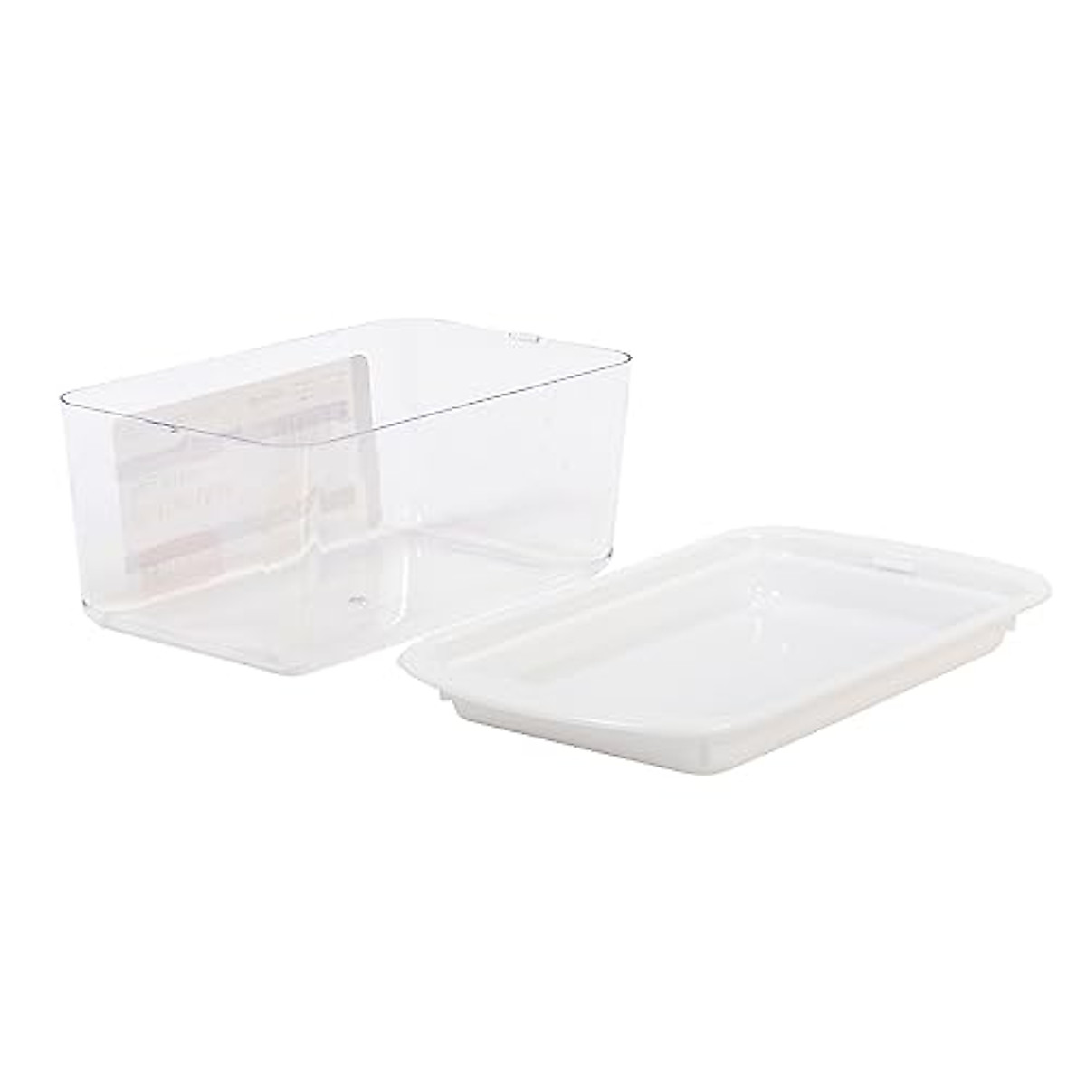 Butter Dish, Holds 1-lb (454g), 5.5x3.5x3.25 Inch