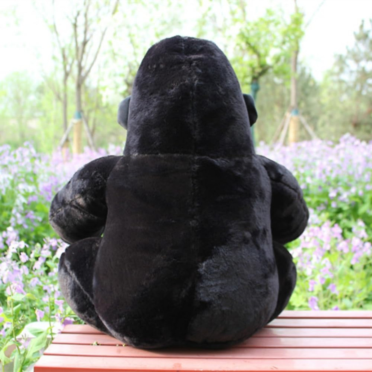 WLLYXUS Gorilla Stuffed Animal, Big Chimpanzee Plush Toy Gift for Kids, Super Soft Gorilla Pillow Animal Plushies Animal Doll, Perfect for Christmas Birthday Gift (S-8.6 ")