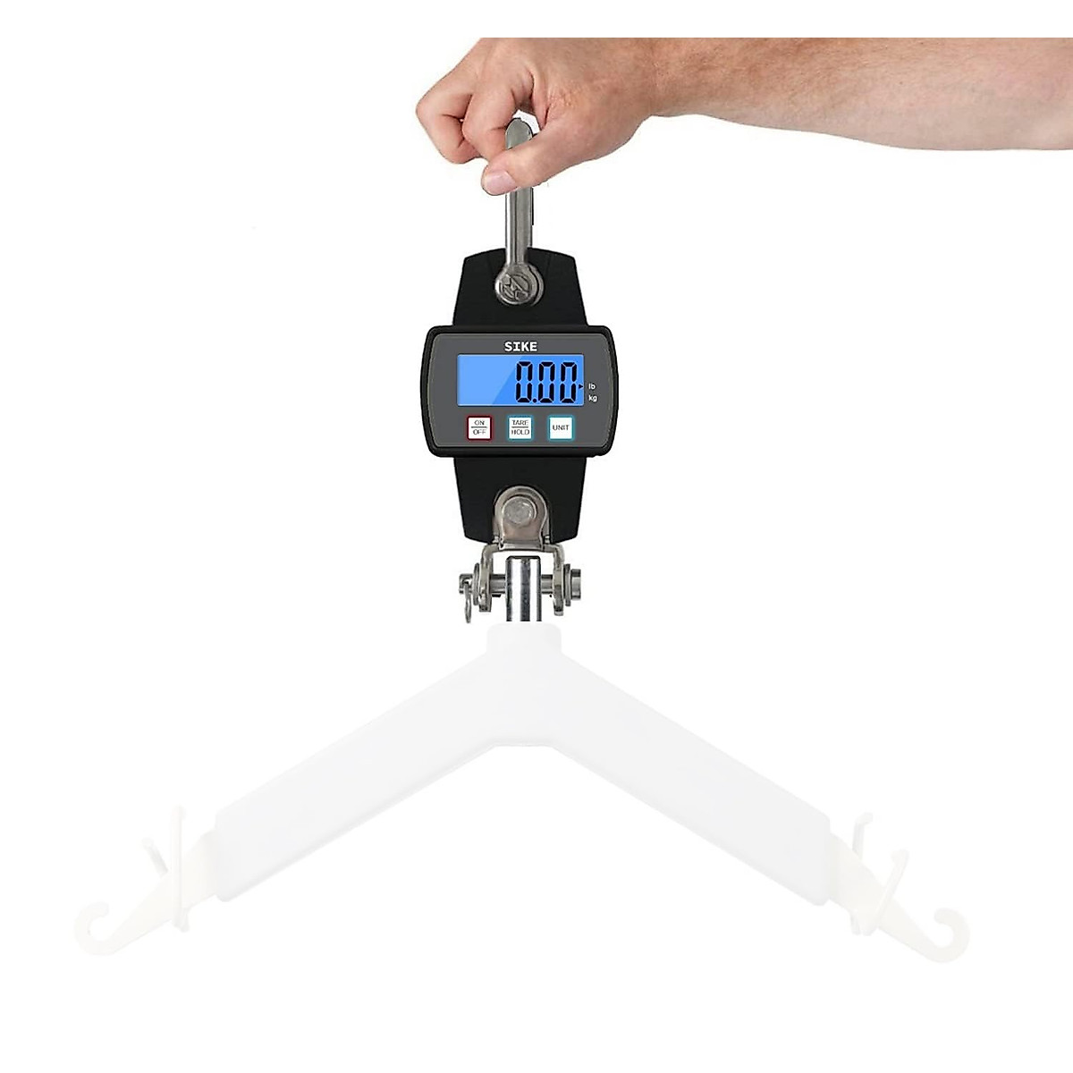 SIKE Hydraulic Home Patient Lift Economic Scale with Stainless Steel Universal Connecting Link Kit, Please Note The Spreader bar not Included