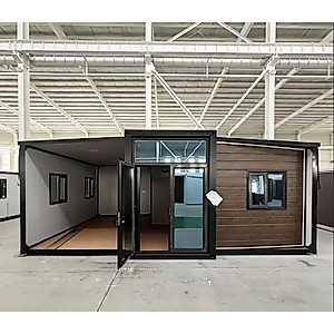 40 ft Mobile Home, Expandable Container House, 3 Bedrooms, One Living Room, One Kitchen, One Bathroom, 12KW Power Consumption Custom Design Container Mobile House Extendable Container House