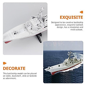 Zerodeko Kids Toys Kids Toys Kids Toys 1PC Toy Model, Plastic Model Toys, Static Finished Warship Destroyer Toys Boy Toys Boy Toys Boy Toys