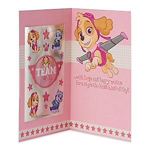 American Greetings Birthday Card for Kids (Paw Patrol)