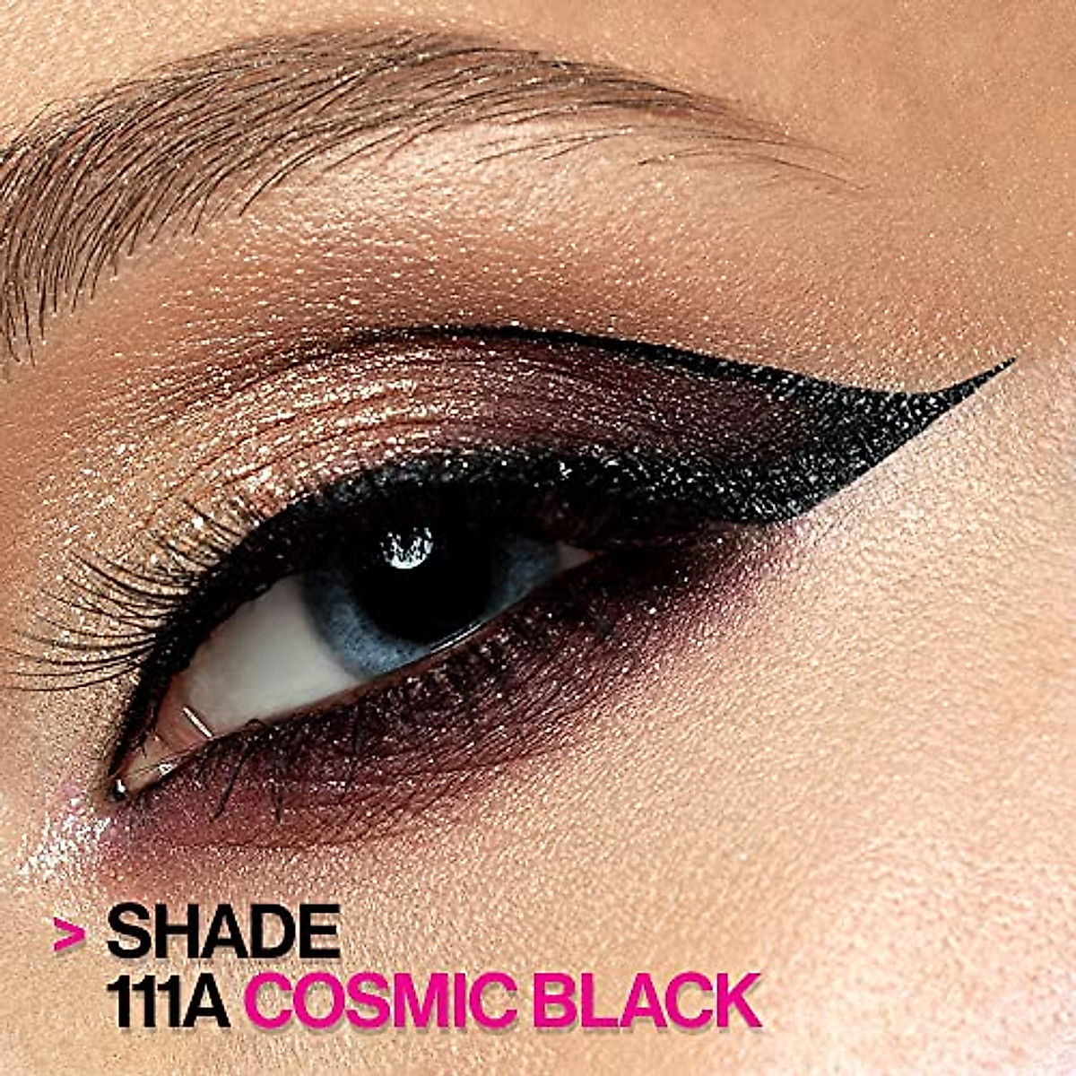 wet n wild MegaLiner Liquid Eyeliner - Metallic, Cosmic Black