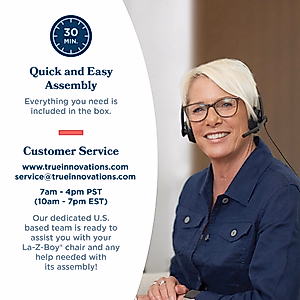 La-Z-Boy Cantania Executive Chair with AIR Lumbar Technology and Memory Foam Cushions, Ergonomic Design for Office Space, Brown