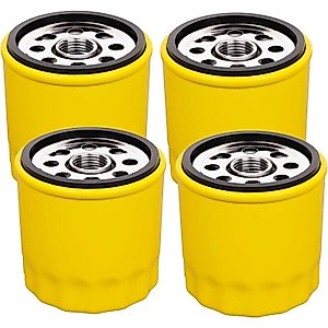 Drblawi Compatible with 4 Pack 52 050 02-S Oil Filter Filter Extra Capacity for CH11 - CH15, CV11 - CV22, M18 - M20, MV16 - MV20 Fits Kohler Engine, Professional 52 050 02 5205002S 52 050 02-S1