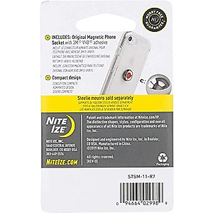 Nite Ize Original Steelie Magnetic Phone Socket - Additional Magnet for Steelie Phone Mounting Systems