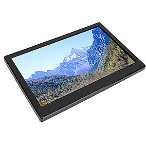 LCD Display Monitor, 11.6 Inch PC Monitor, Easy to Hang HD Multimedia Interface Remote Control VGA AV BNC (US Plug)