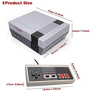 Classic Video Retro Game Console, Classic Mini Console -Built-in with 620 Classic Retro Games Dual Players Mode Console Kids, Adult, Children Gift, Valentine/Birthday Gift