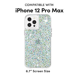 Case-Mate - TWINKLE - Case for iPhone 12 Pro Max (5G) - 10 ft Drop Protection - 6.7 Inch - Confetti