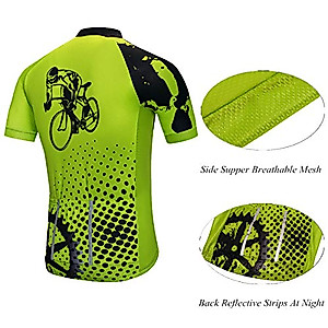 Cycling Jerseys Men Breathable Short Sleeve Biking Shirts for Man Mountain Bike Clothes Tops