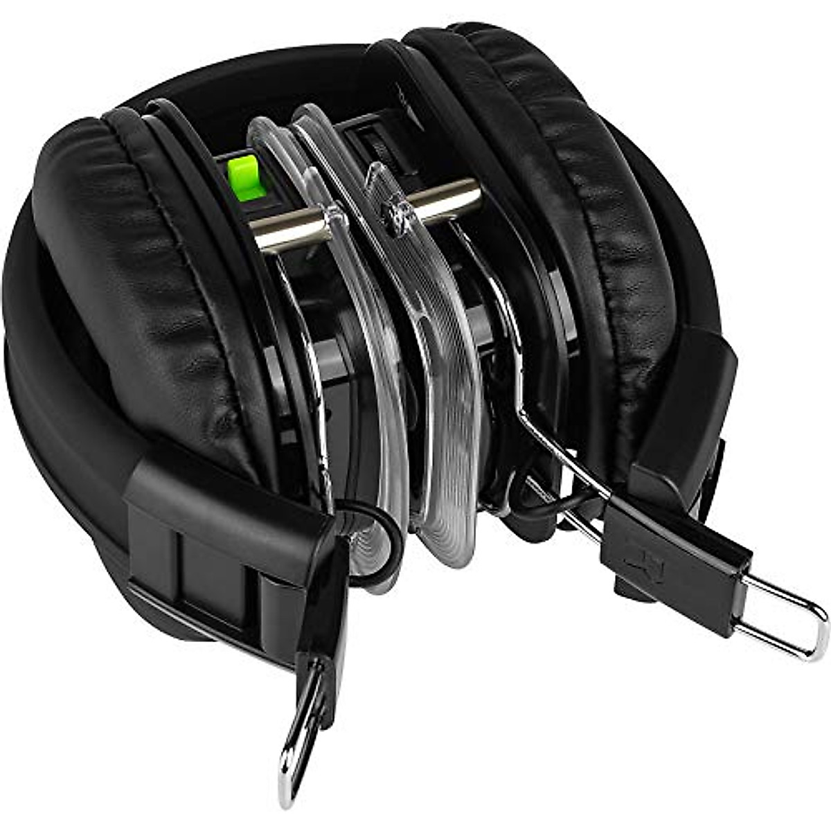 Talent RF-309 Silent Disco 3 Channel Headphones with 3 Color LED (Single Pair)