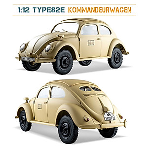 BEEZRC RocHobby 1/12 RC Crawler KOMMANDEURWAGEN Type 82E 4-RWD Offroad Truck Hobby Grade RTR RC Car Remote Control Car 4-Ch and 2.4Ghz Transmitter for LED Lights Battery and USB Charger for Adults…