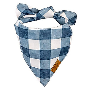 Remy+Roo Dog Bandanas - 4 Pack | Ryan Set | Premium Durable Fabric | Unique Shape | Adjustable Fit | Multiple Sizes Offered (Large)