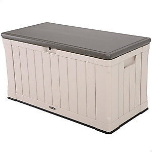 Lifetime Deck Storage Boxes and Bench Combo (80 Gallon + 116 Gallon)