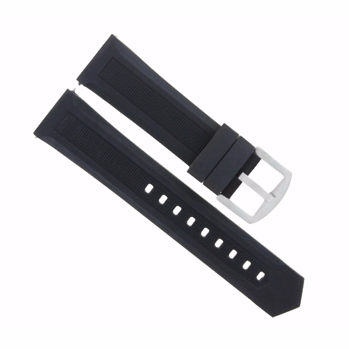 Ewatchparts 18-20-21-22-24MM RUBBER DIVER WATCH BAND STRAP COMPATIBLE WITH TAG HEUER FORMULA F1 WATCH