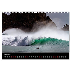 Cornish Surf and Storms (Wall Calendar 2024 DIN A3 Landscape), CALVENDO 12 Month Wall Calendar