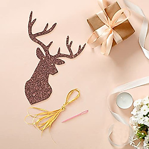 The Hunt is Over Banner - Bridal Shower Wedding Party Decorations, Engagement Party Bachelorette Party Supplies Black Glitter