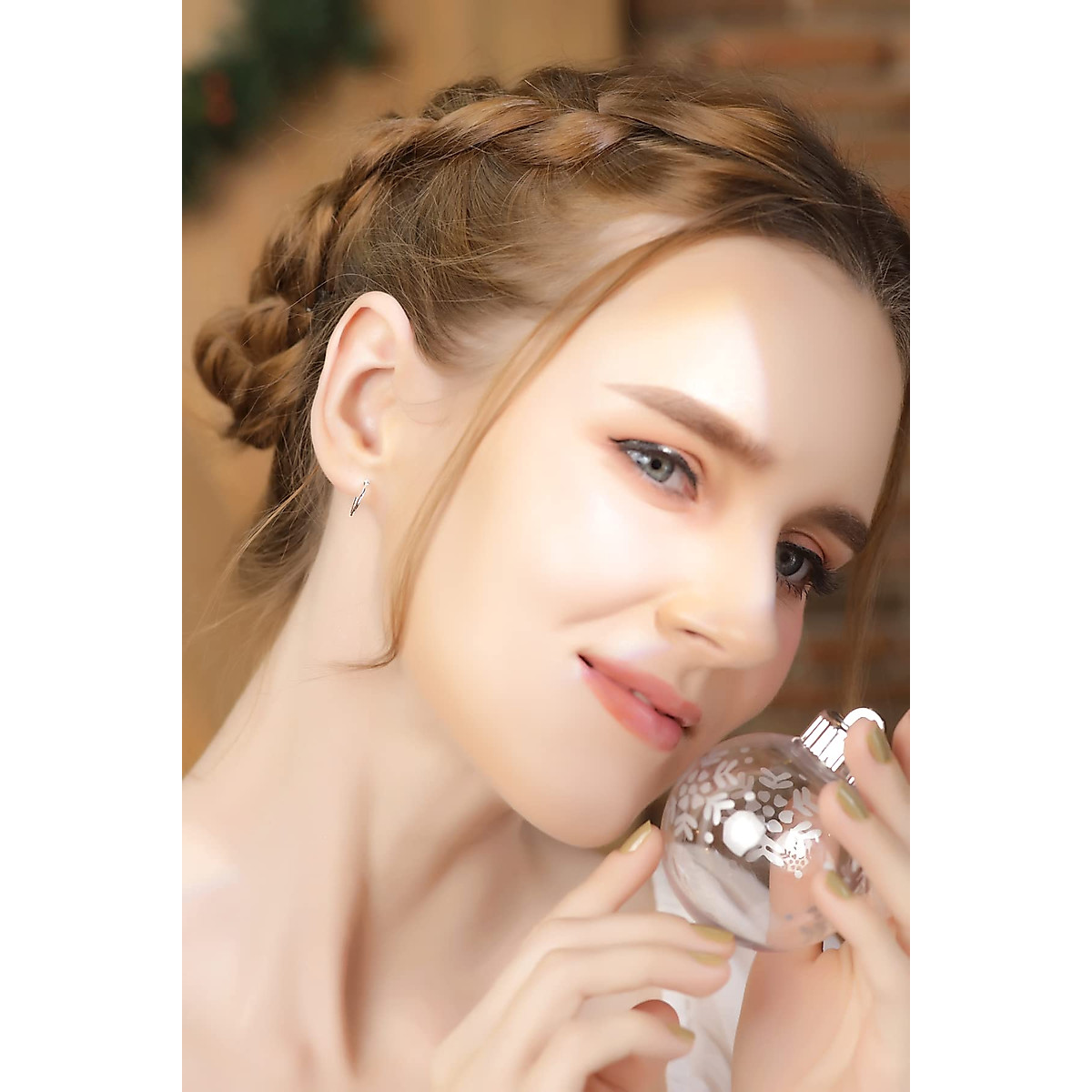 Silver Hoops | Sterling Silver Earrings | Tiny Small 12mm High Polished Round Thin Click-Top Hoop Earring for Women Men