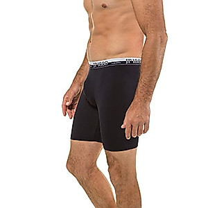 JP 1880 Menswear Big & Tall Plus Size L-8XL Stretch Cotton Long Leg Boxer Briefs Navy Blue 62/64 711242 70