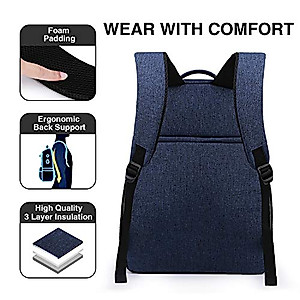 TOURIT Insulated Backpack Cooler Leak-Proof Backpack Lunch Box 28 Cans Double Deck Cooler Backpack