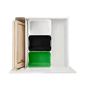 I-K-E-A VARIERA Storage Organizer Box Green PET Plastic 9 ½x6 ¾